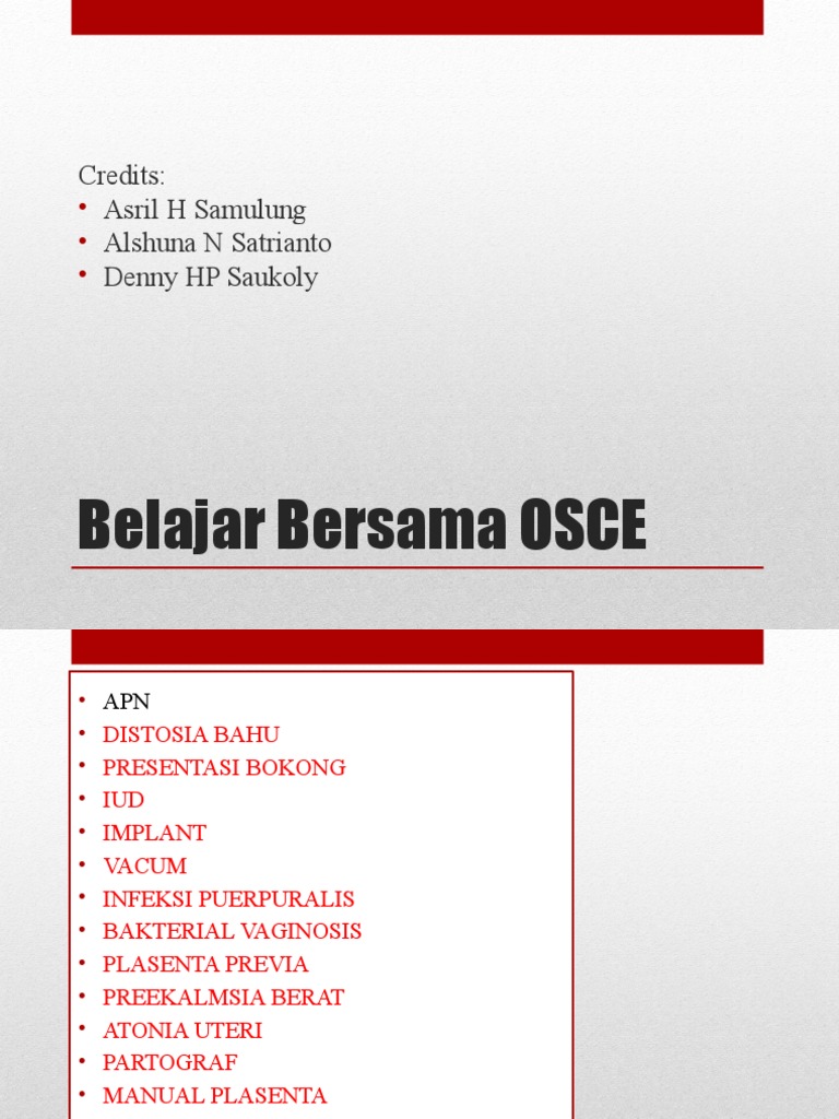 Osce Obgyn 2 | PDF