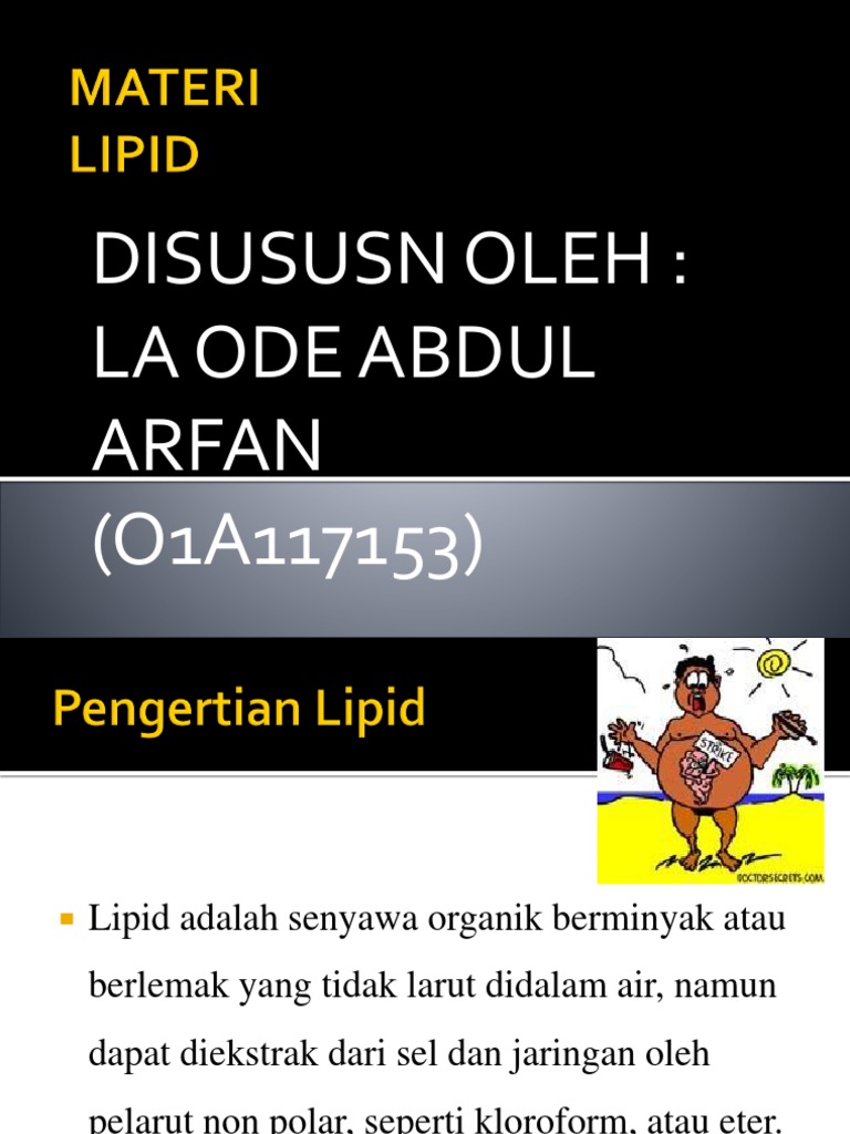 Pengertian dan Fungsi Lipid | PDF | Sains & Matematika