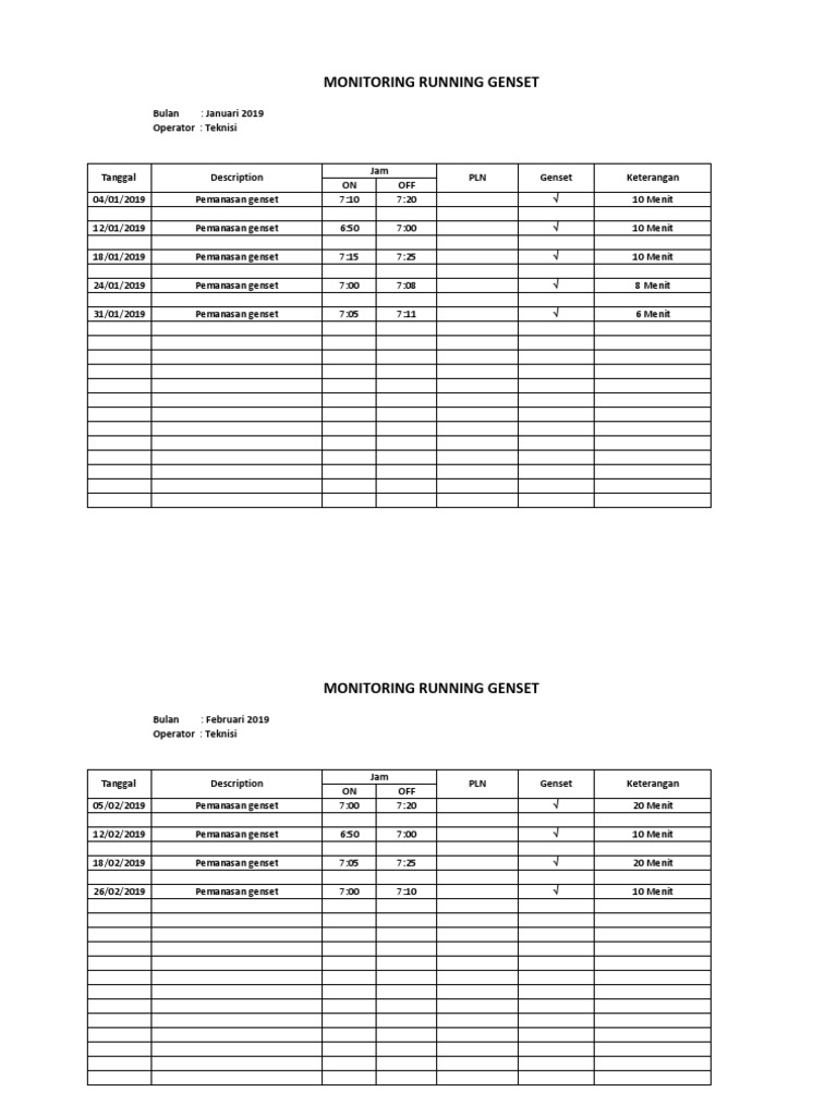 Genset Monitoring and Power Outages | PDF