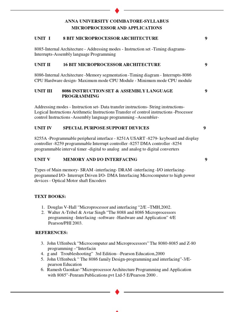Question Bank-Microprocessor and Applicaion | PDF | Central Processing Unit | Input/Output