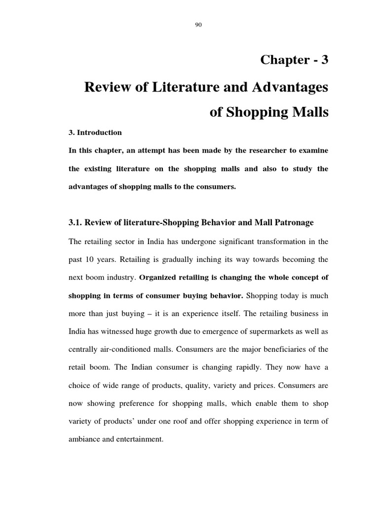 Chapter 3 - Shopping Mall | PDF | Retail | Online Shopping