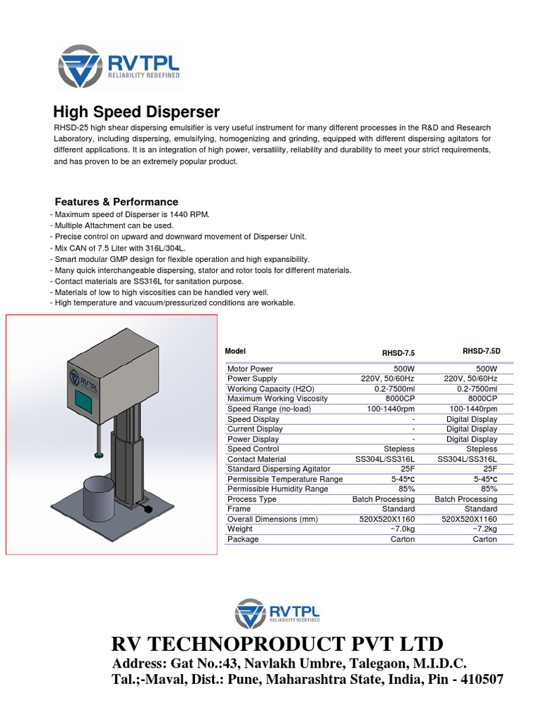 RHSD-7.5 Product Brochure | PDF | Manufactured Goods | Electrical ...