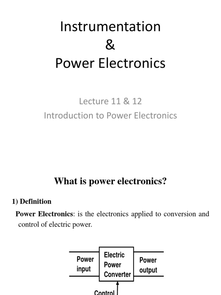 Introduction To Power Electronics | PDF | Power Electronics | Rectifier