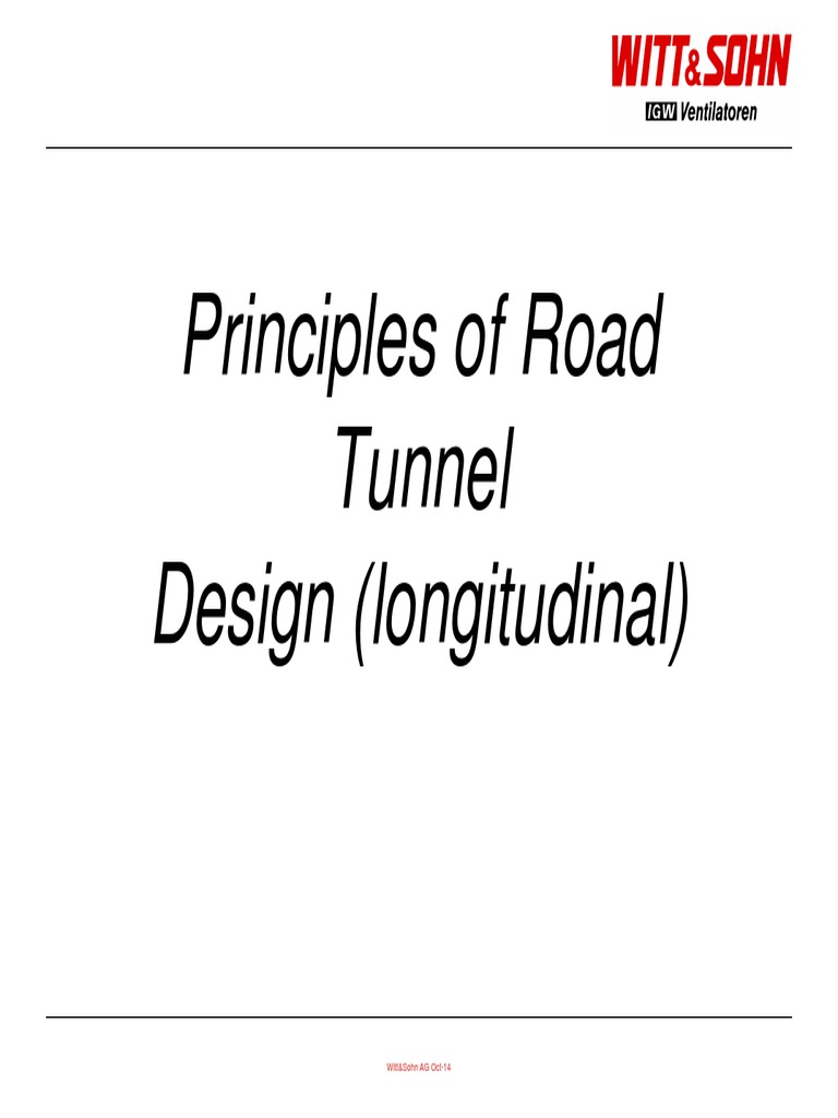 21 Road Tunnel Design | PDF | Tunnel | Ventilation (Architecture)