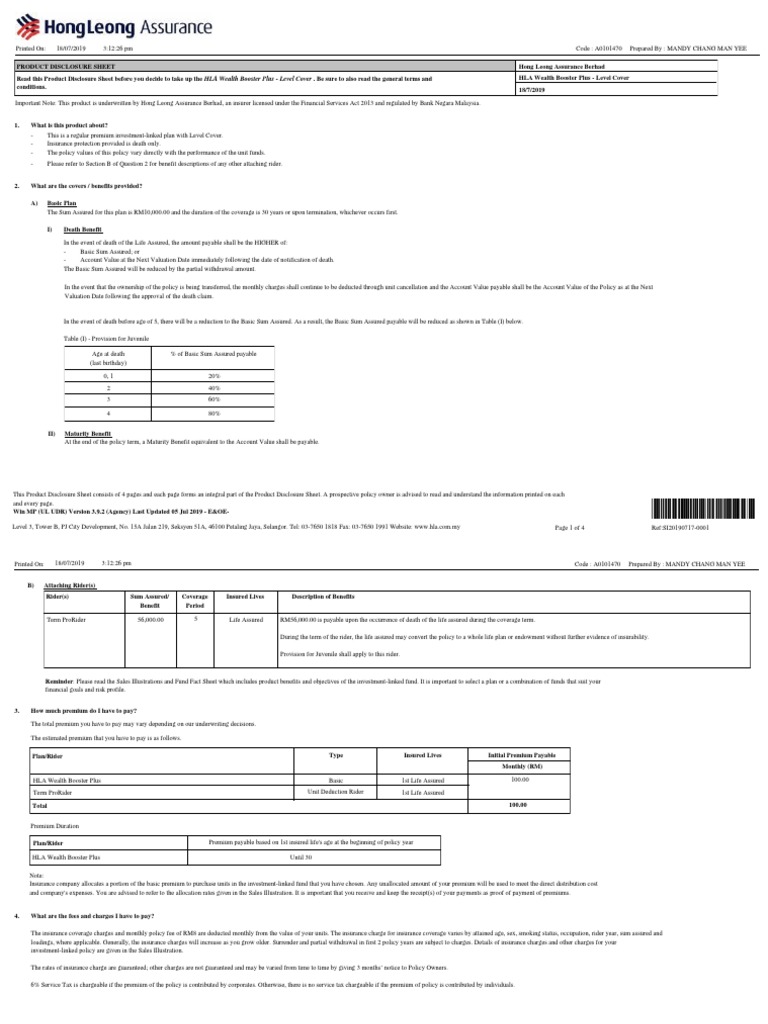 New Pds | PDF | Life Insurance | Insurance