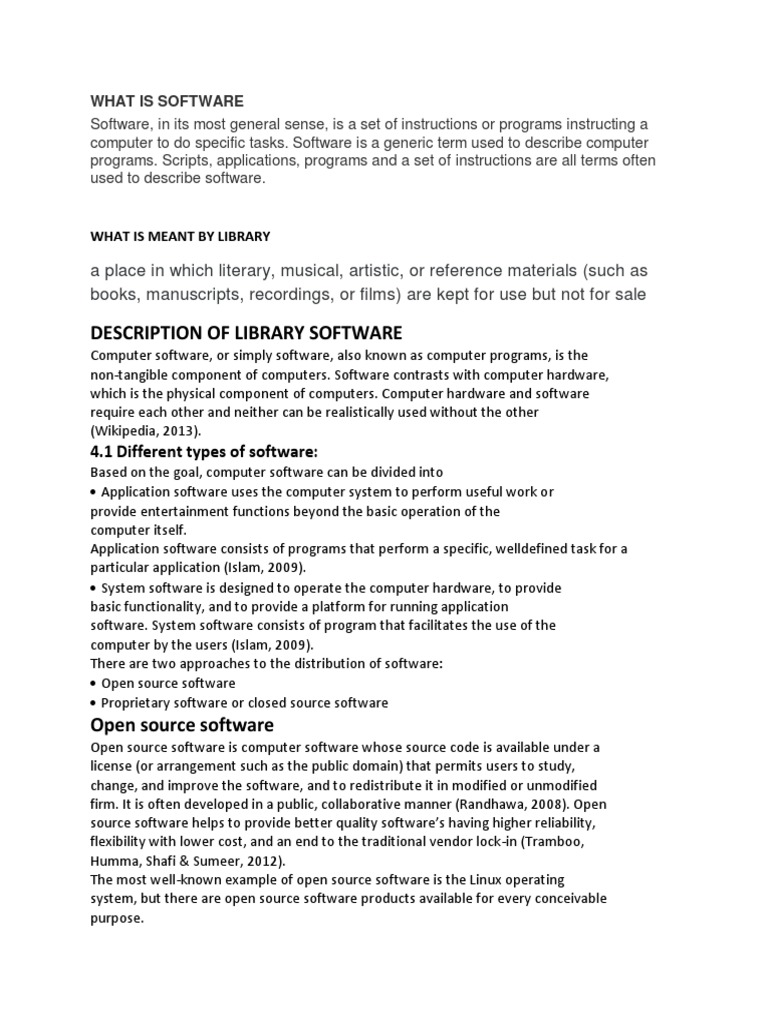 .Library Software | PDF | Source Code | Computer Program