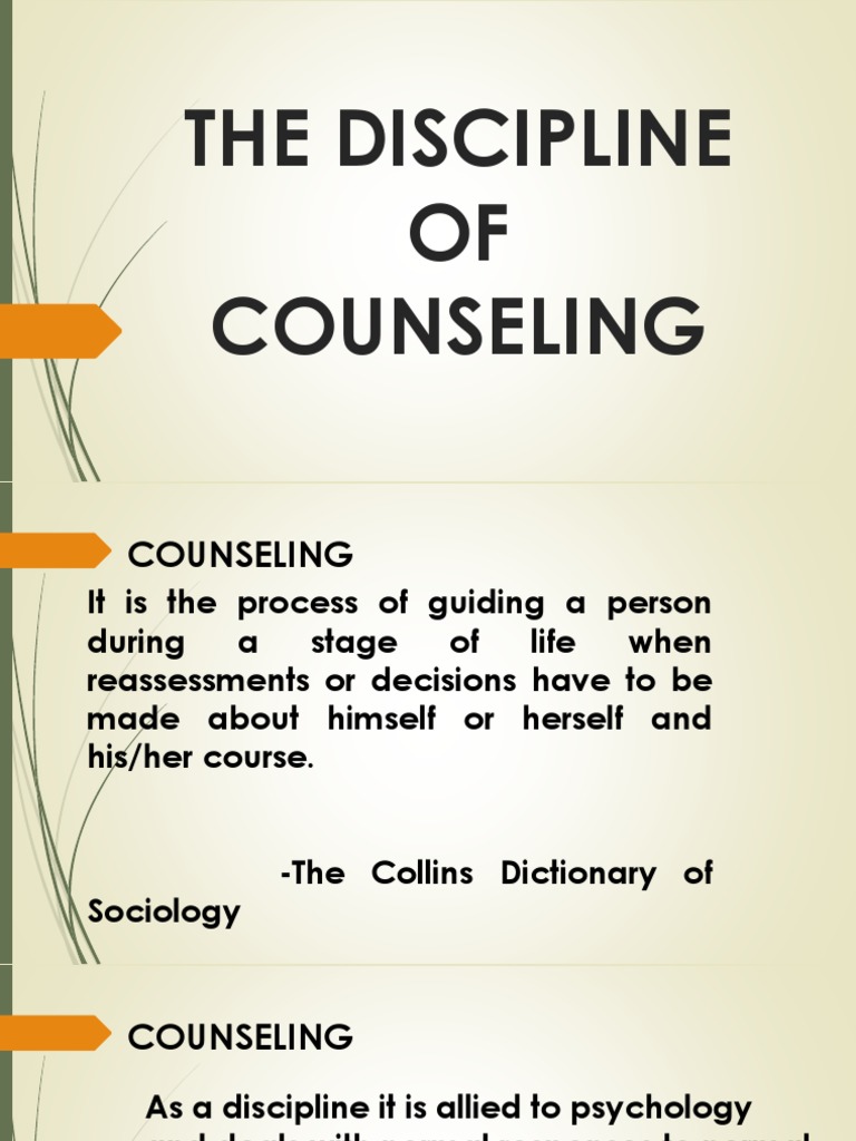 Understanding Counseling Discipline | PDF | Counseling Psychology ...