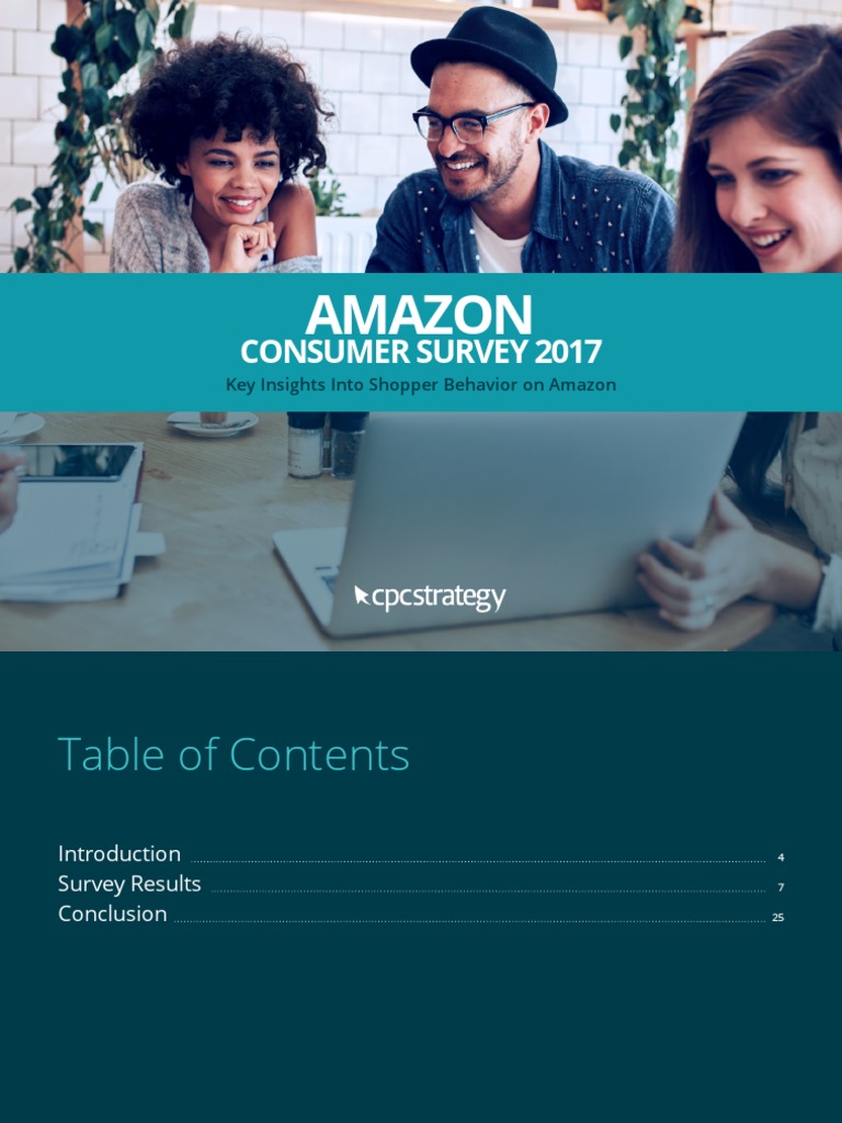 Amazon Consumer Survey | PDF | Mobile App | Black Friday (Shopping)