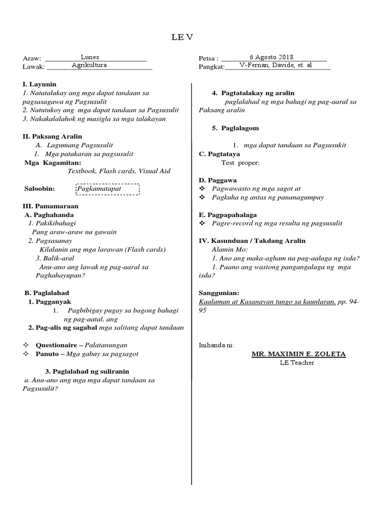 Agri Pagsusulit | PDF