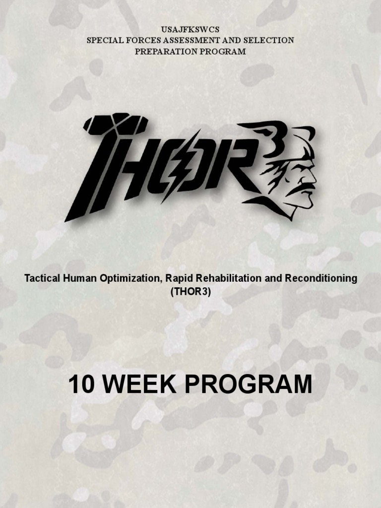 THOR3 10 Week Program | PDF | Carbohydrates | Fructose