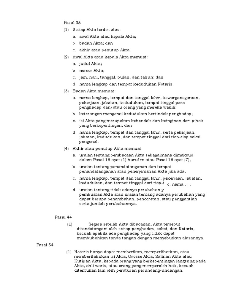 Pasal 38 Uujn | PDF