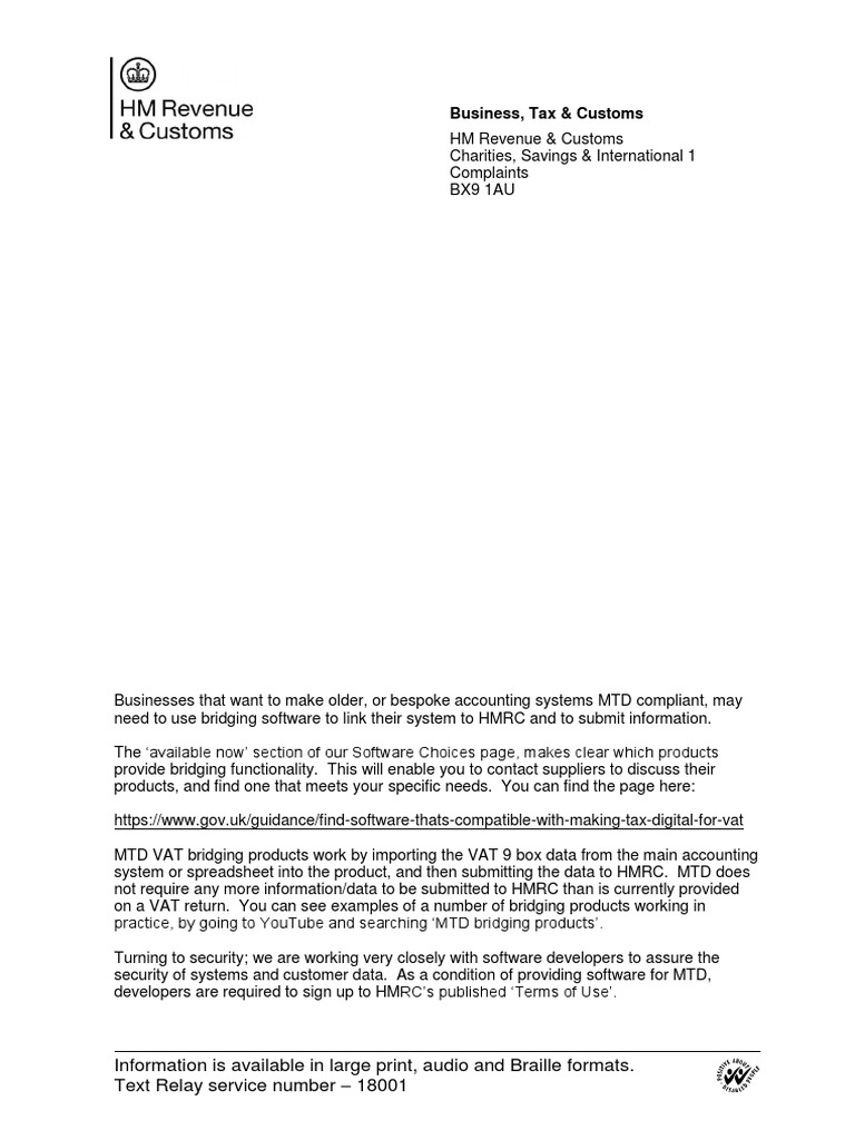 Making VAT Digital HMRC Info 29-5-19 | PDF | Application Programming ...