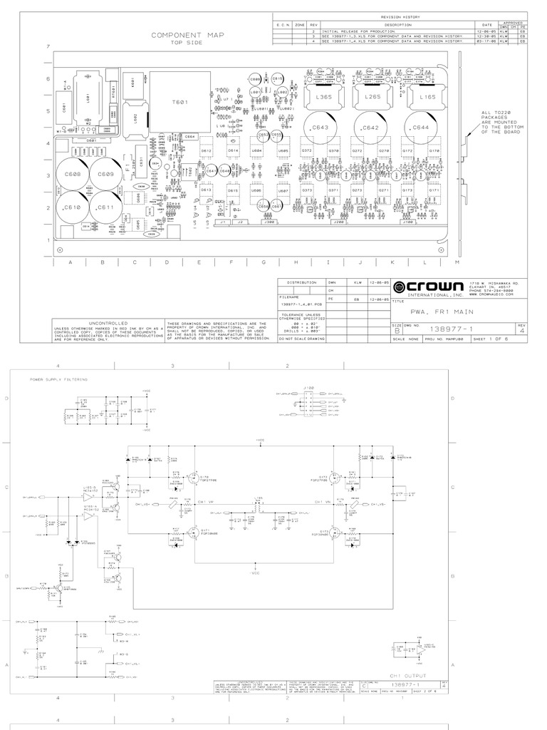 PRX Series Amp Schematics JBL | PDF