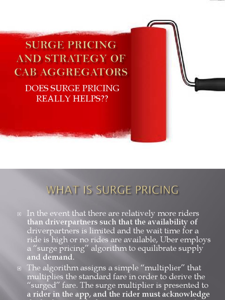 Surge Pricing | PDF | Taxicab | Pricing