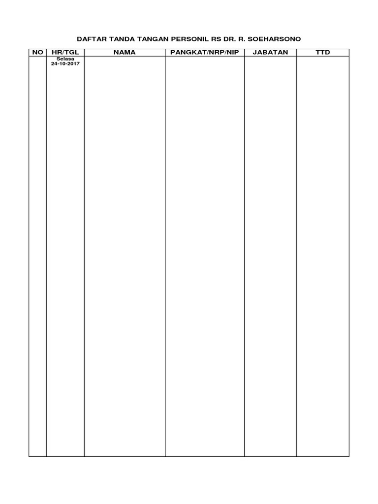 Lembar TTD Orientasi Sukwan Dan Daftar Nilai | PDF