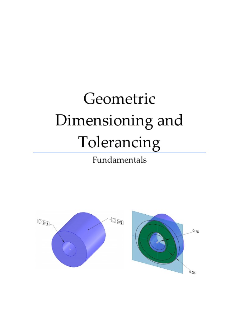 GDT Fundamentals | PDF | Engineering Tolerance | Space