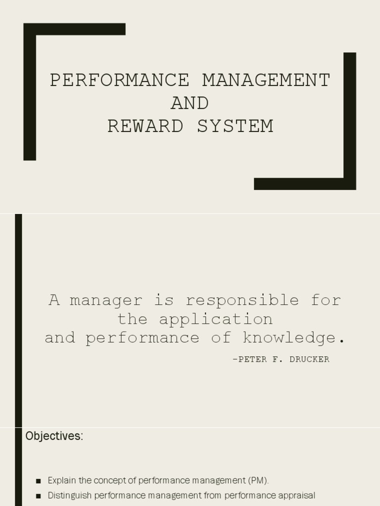Performance Management and Reward System Context | PDF | Performance ...