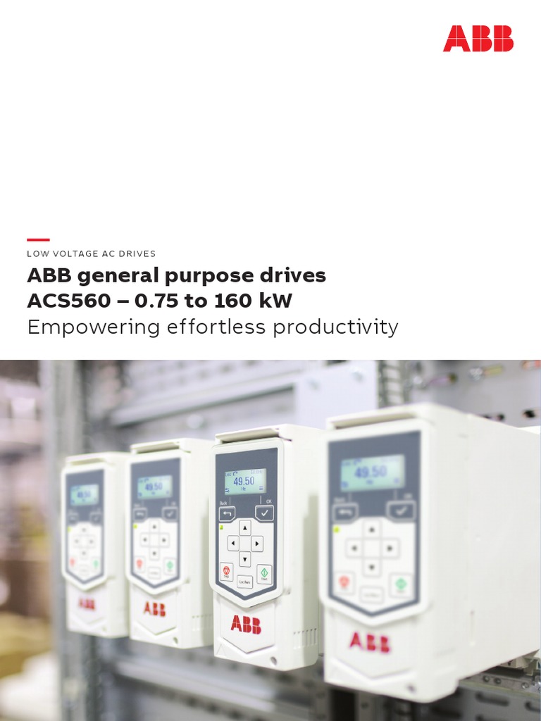 ABB ACS560 description | Electric Motor | Energy Conservation