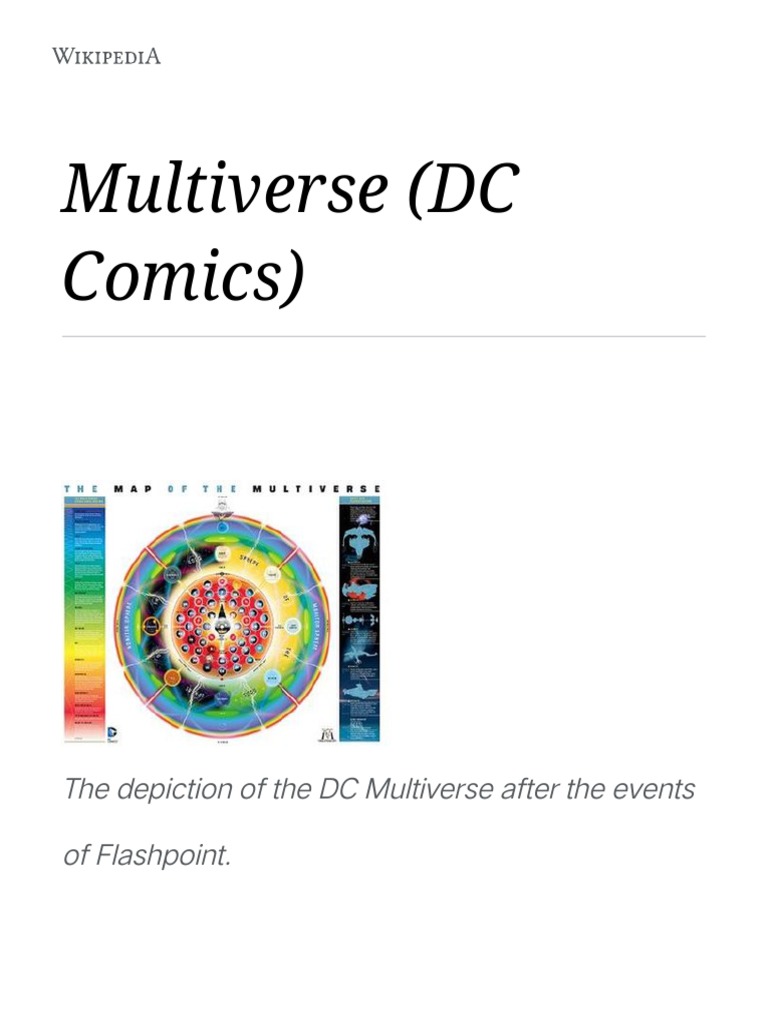 Multiverse (DC Comics) - Wikipedia | PDF | Continuity (Fiction ...
