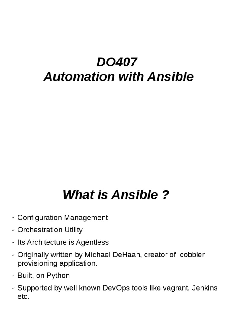 Ansible | PDF | Computer Engineering | System Software