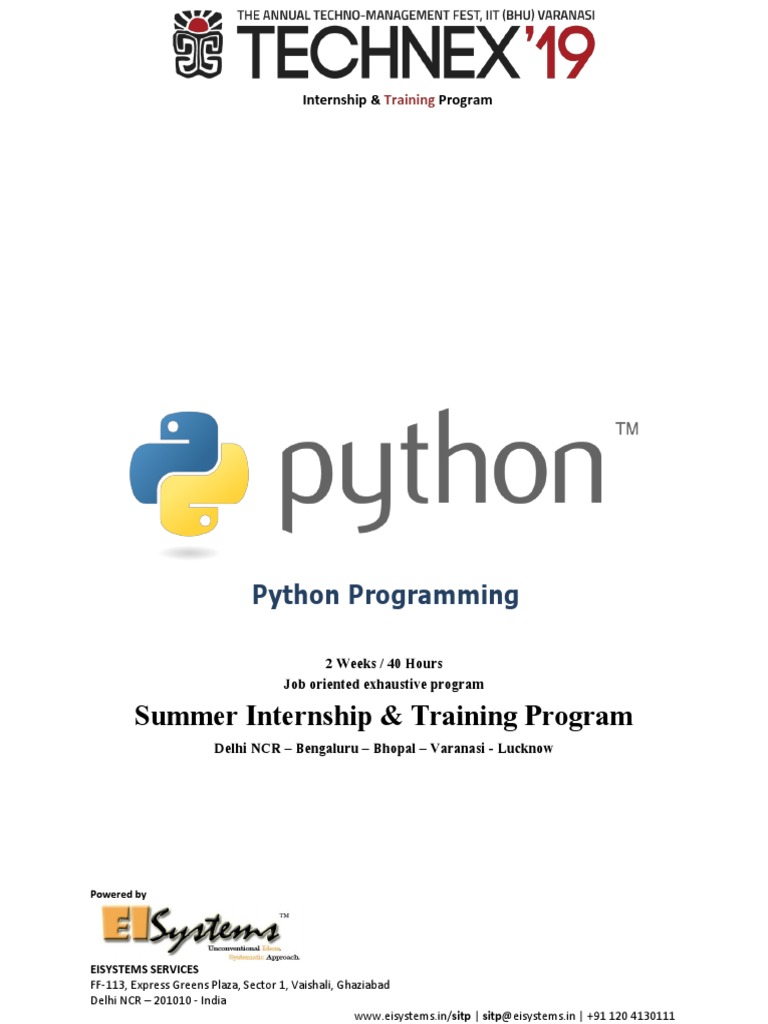 Python 2019 | PDF | Class (Computer Programming) | Python (Programming Language)