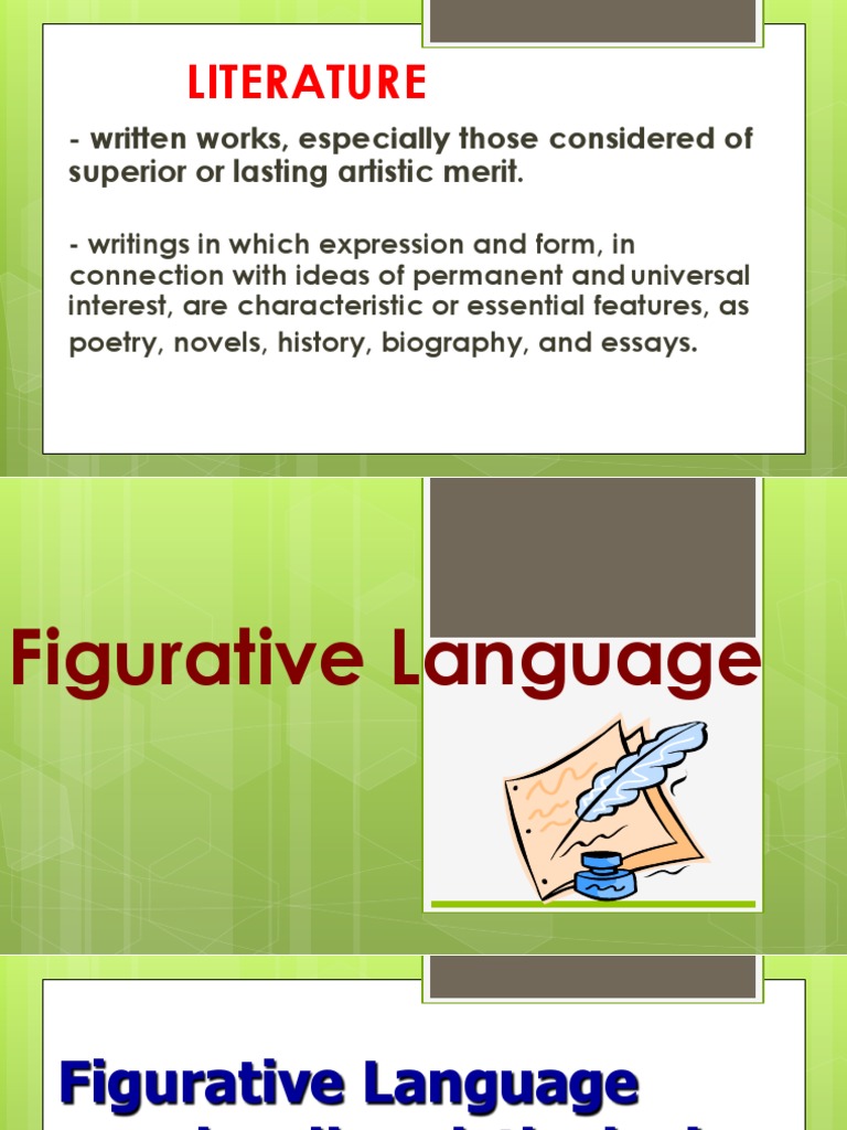 Literature: - Written Works, Especially Those Considered of Superior or ...