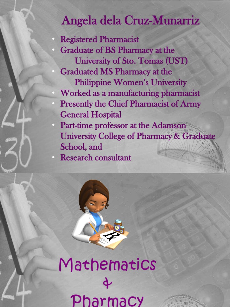 Mathematics | PDF | Pharmacy | Medical Prescription