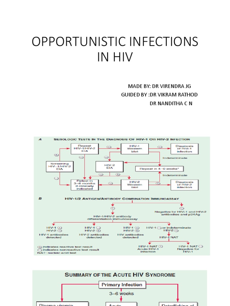 Opportunistic Infections in Hiv | PDF
