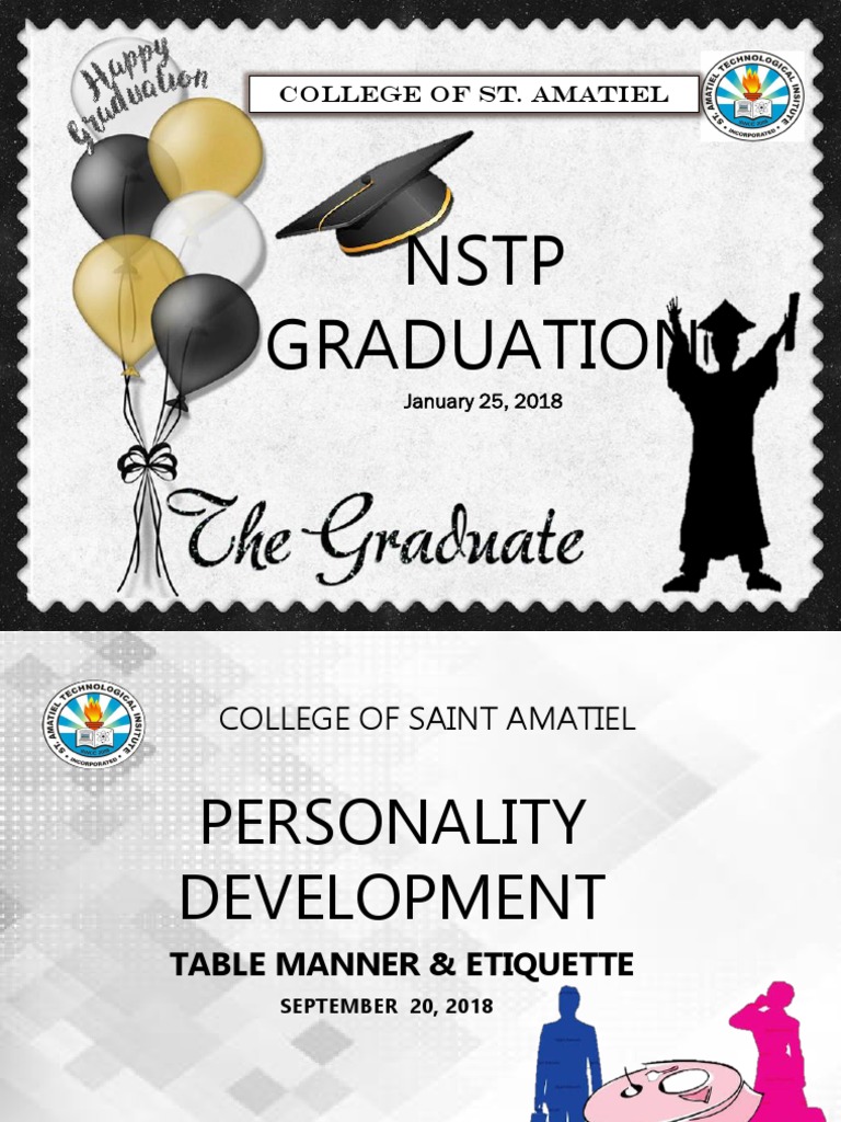 NSTP Graduation: College of St. Amatiel | PDF