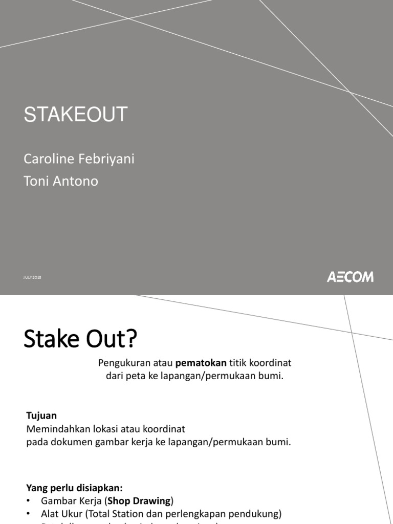 Konsep Dasar Stakeout | PDF | Metode & Bahan Ajar