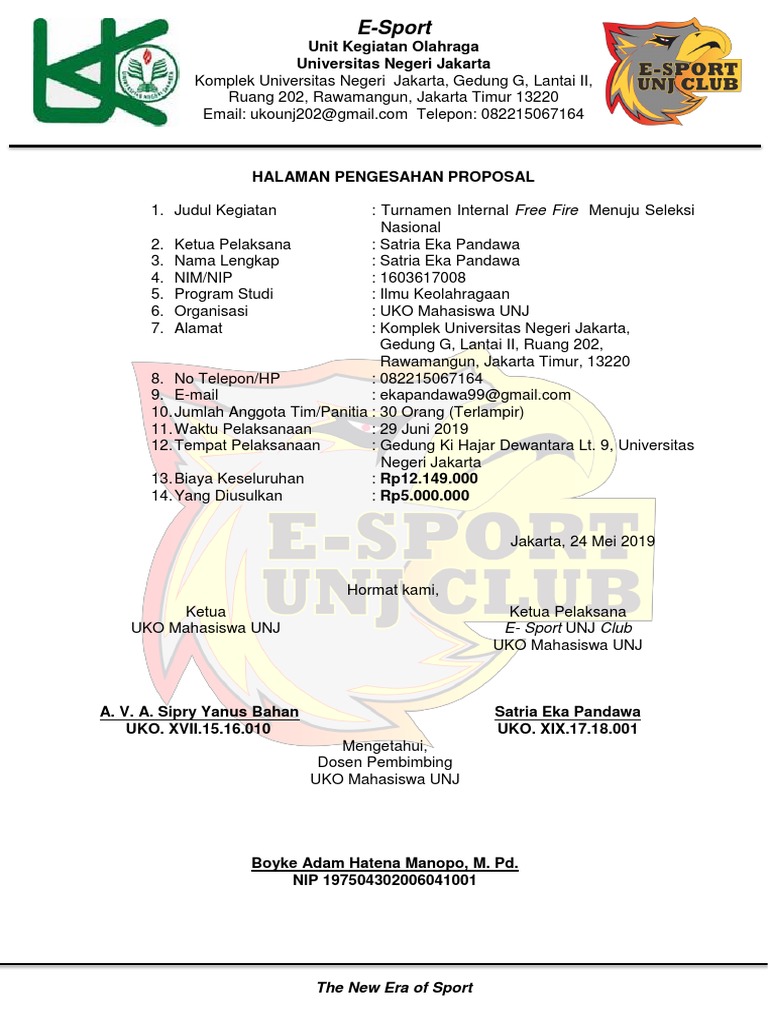 Proposal e Sport | PDF