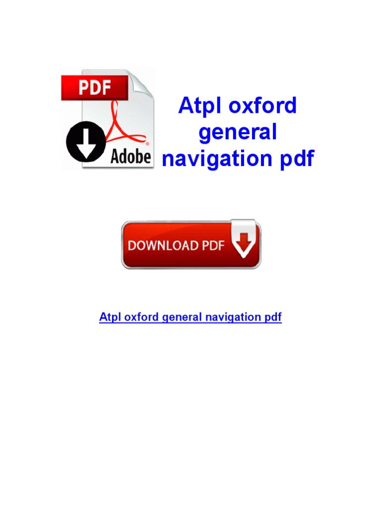 Atpl Oxford General Navigation PDF | Download Free PDF | Computer Hardware | Computing