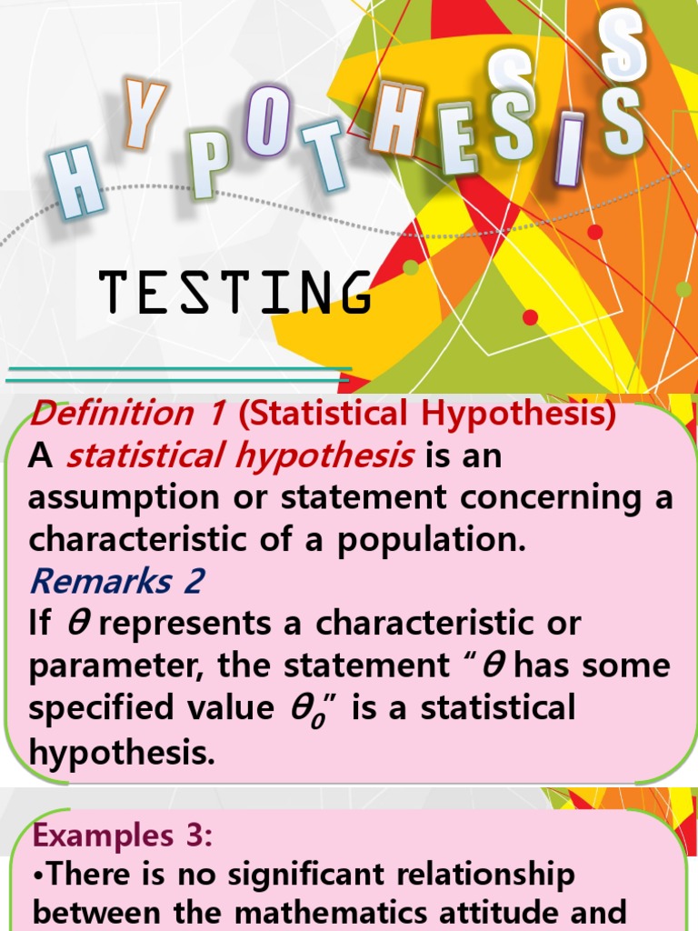 Understanding Statistical Hypothesis Testing | PDF | Type I And Type Ii ...