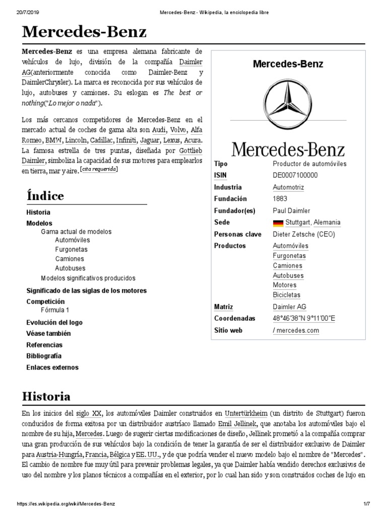Mercedes Benz | PDF | Mercedes Benz | Vehículos de ruedas