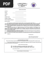 HPV Vaccination Consent Form for Students | PDF