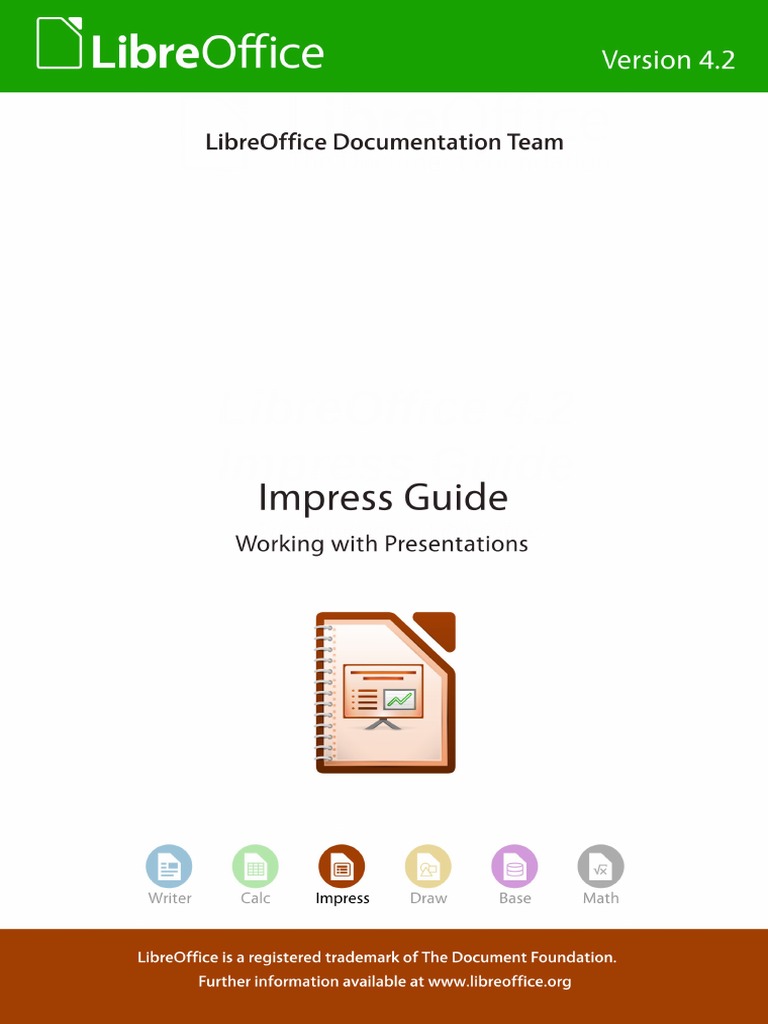 Libreoffice 4.2 Impress Guide | PDF | Icon (Computing) | Desktop Environment