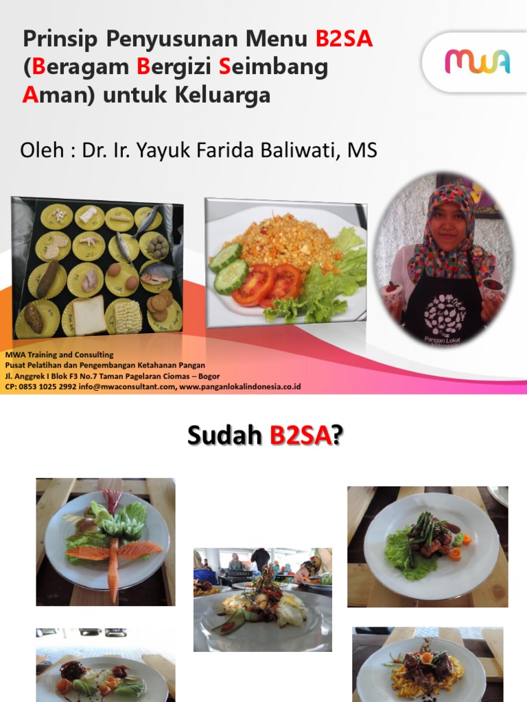 Penyusunan Menu B2sa | PDF