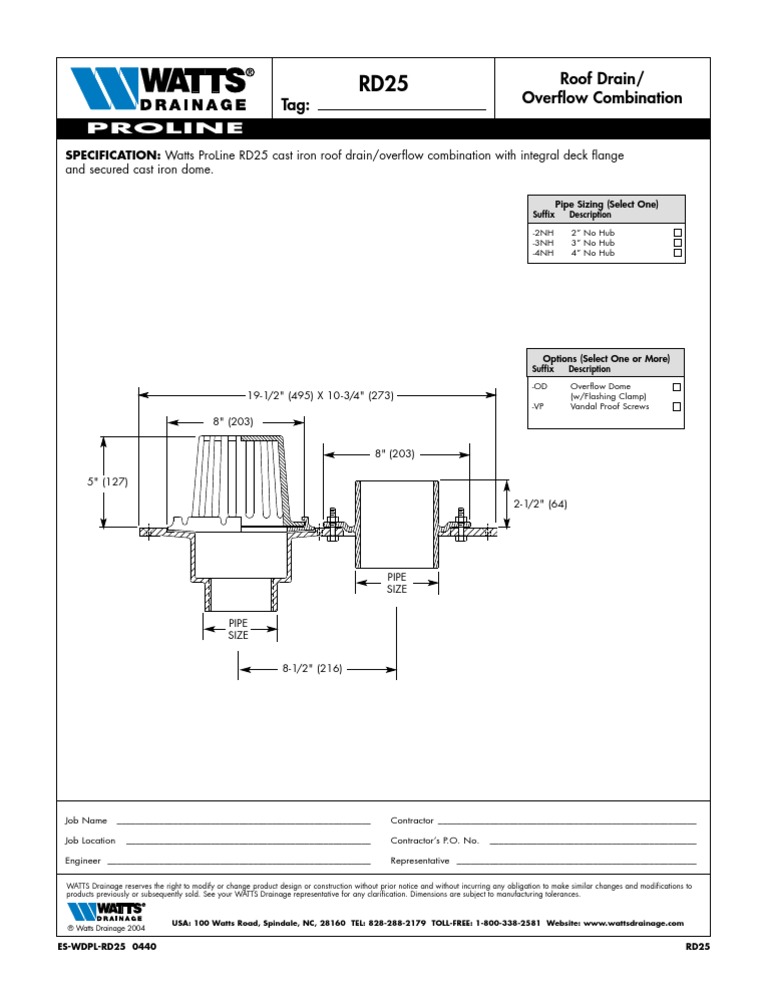 RD25 Specification Sheet | PDF | Computers | Technology & Engineering