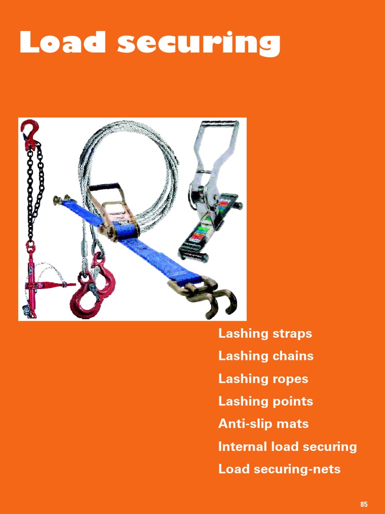 Load Securing PDF | PDF | Friction | Force