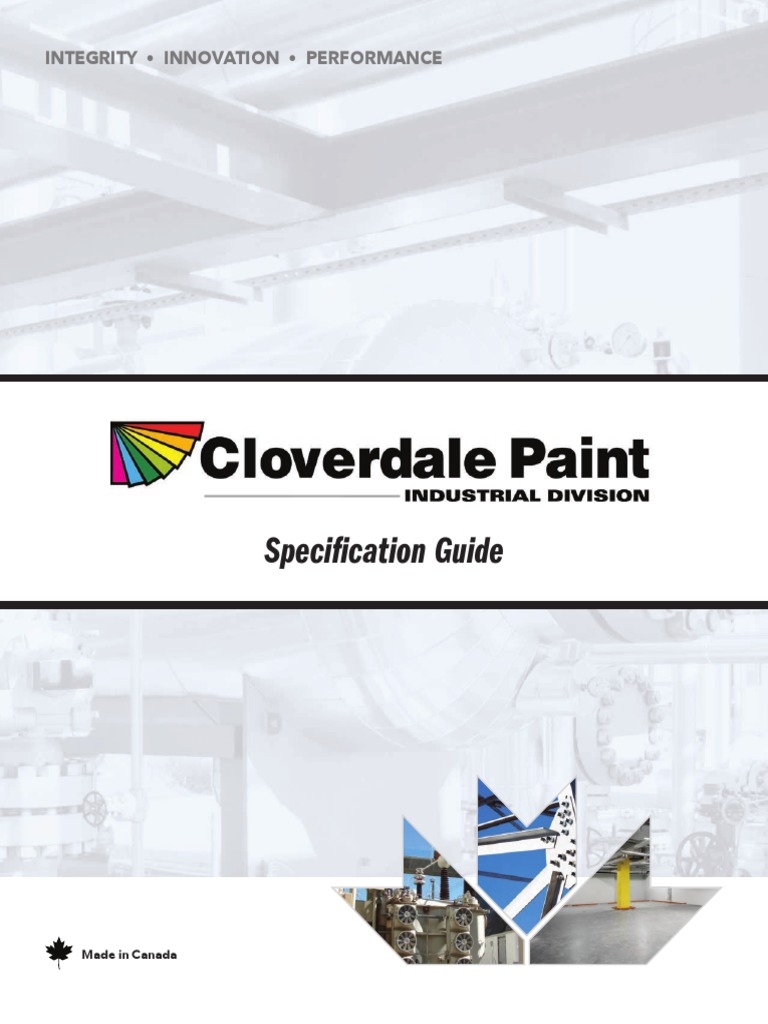 Paint Specification Guide | PDF | Epoxy | Corrosion