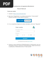Manual Tinkercad | PDF | Arduino | Diodo emisor de luz
