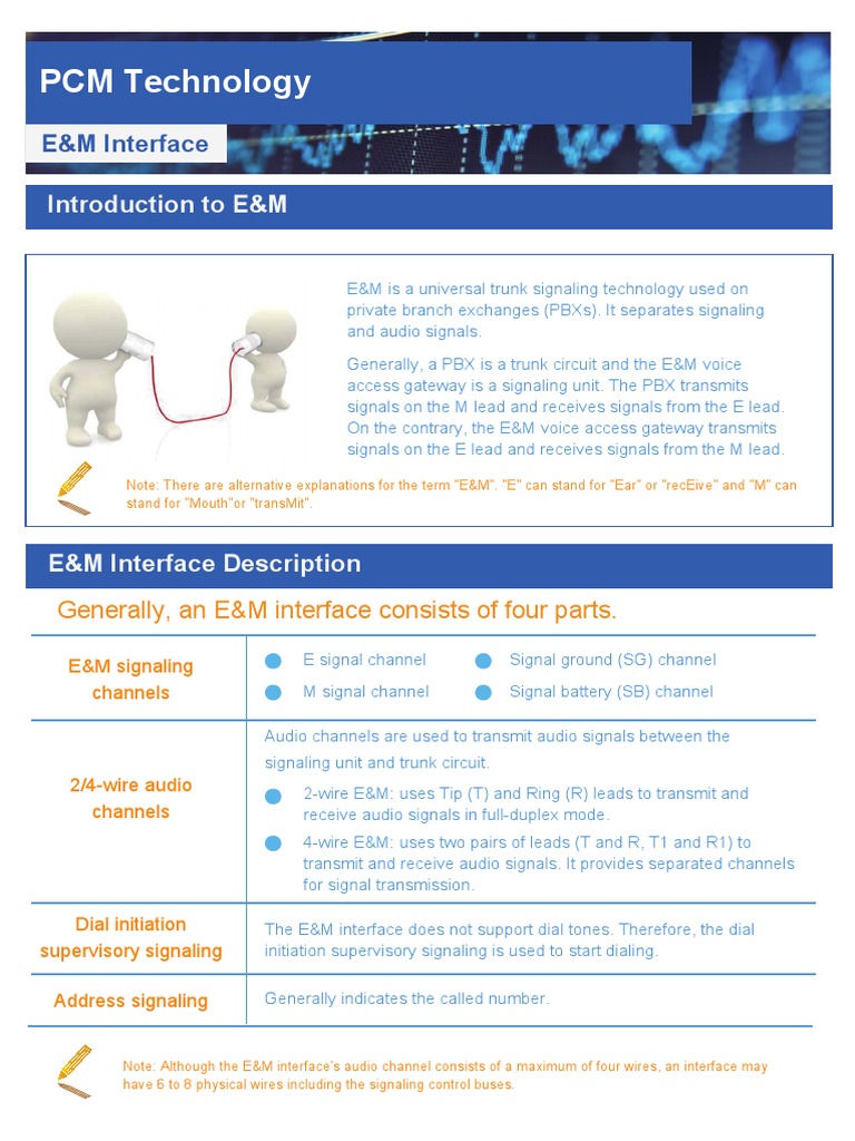 PCM Technology - E&M Interface PDF | PDF | Computer Engineering ...