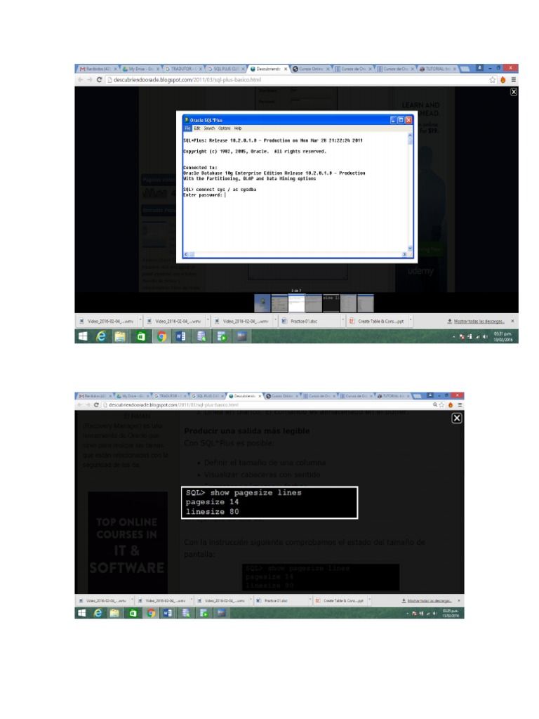 Primeros Pasos | PDF | SQL | Tabla (base de datos)