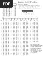 90 Questions OMR Sheet | PDF | Writing Implements | Writing