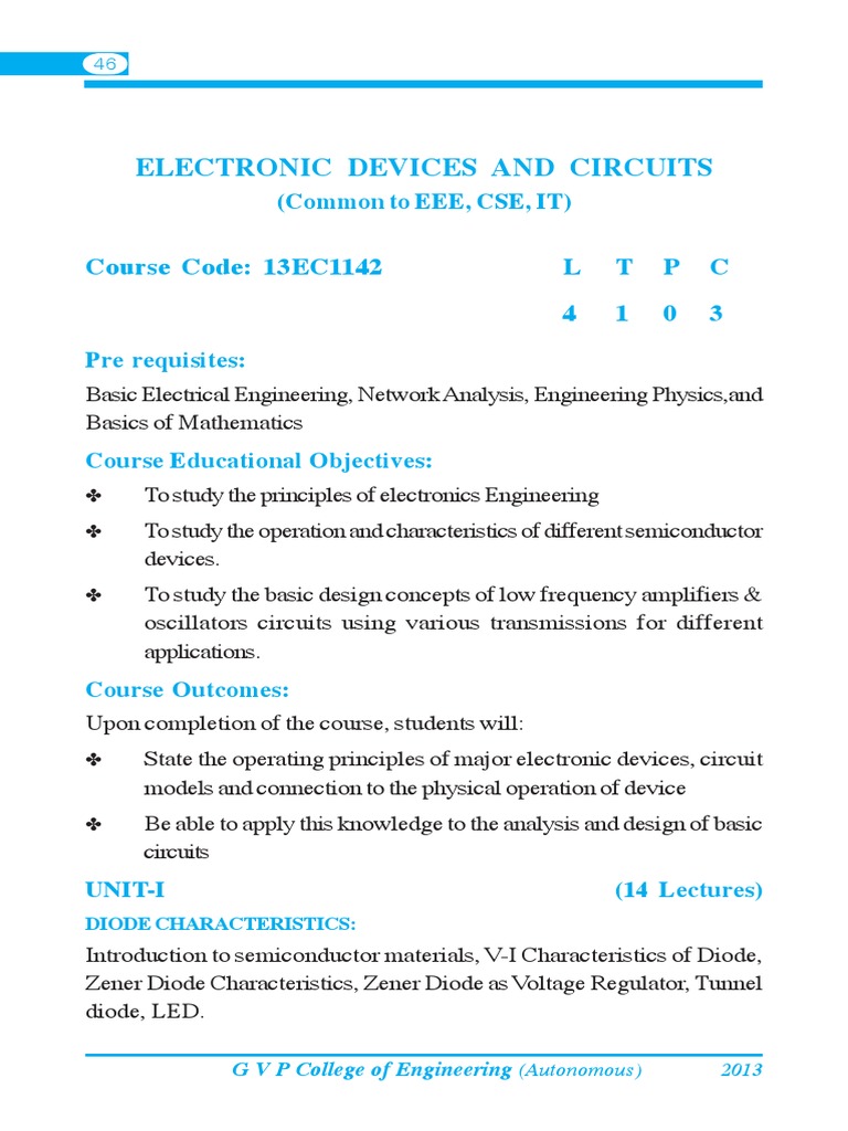 Principles of Electronics Engineering: An Introduction to Electronic ...