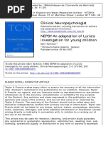 Luria Sequence Test for Frontal Assessment | PDF | Executive Functions ...
