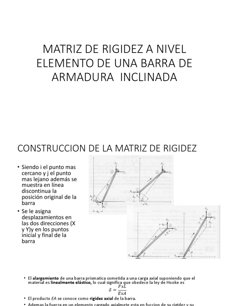 Matriz de Rigidez | PDF | Rigidez | Análisis matemático