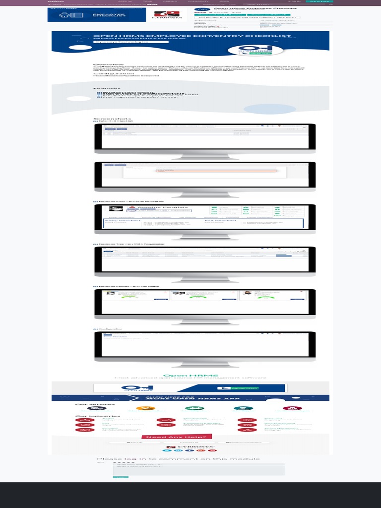 Open HRMS Employee Checklist - Odoo Apps | PDF | Point Of Sale | Human ...