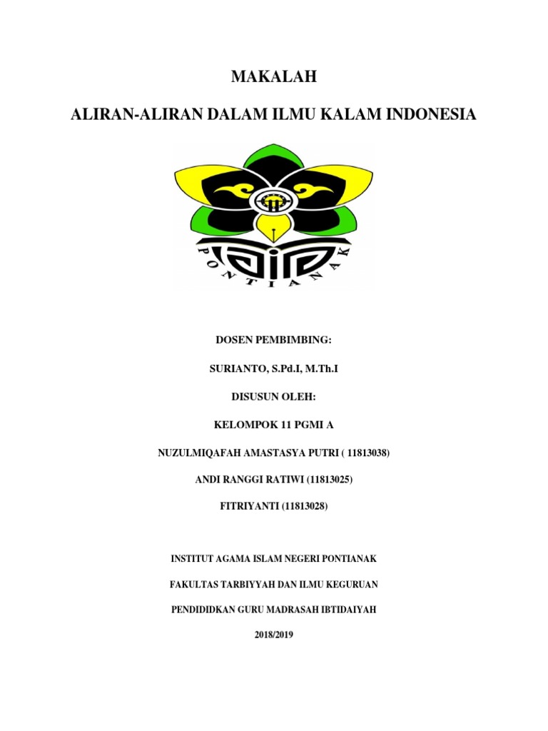 Aliran Ilmu Kalam Harun Nasution | PDF