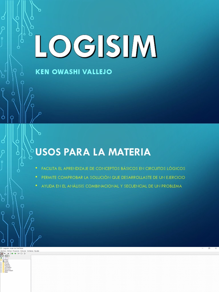 LOGISIM Tutorial | PDF
